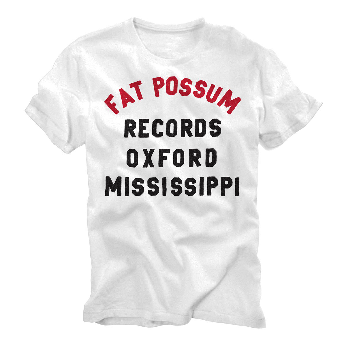 White Fat Possum Shirt (100% Cotton) – Fat Possum Records